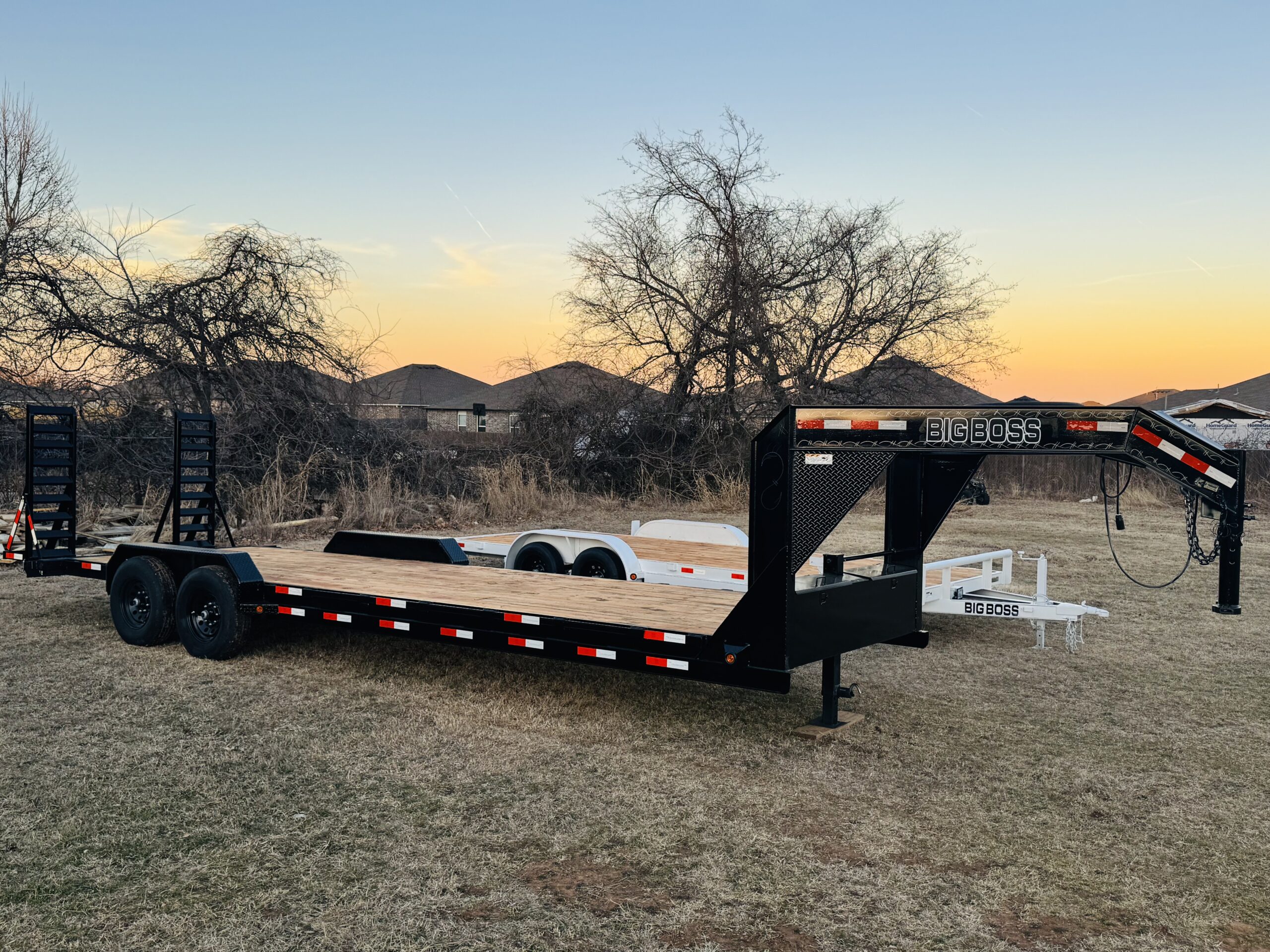 2025 26ft x 83” Low Boy Gooseneck Equipment Trailer - Big Boss Trailers ...
