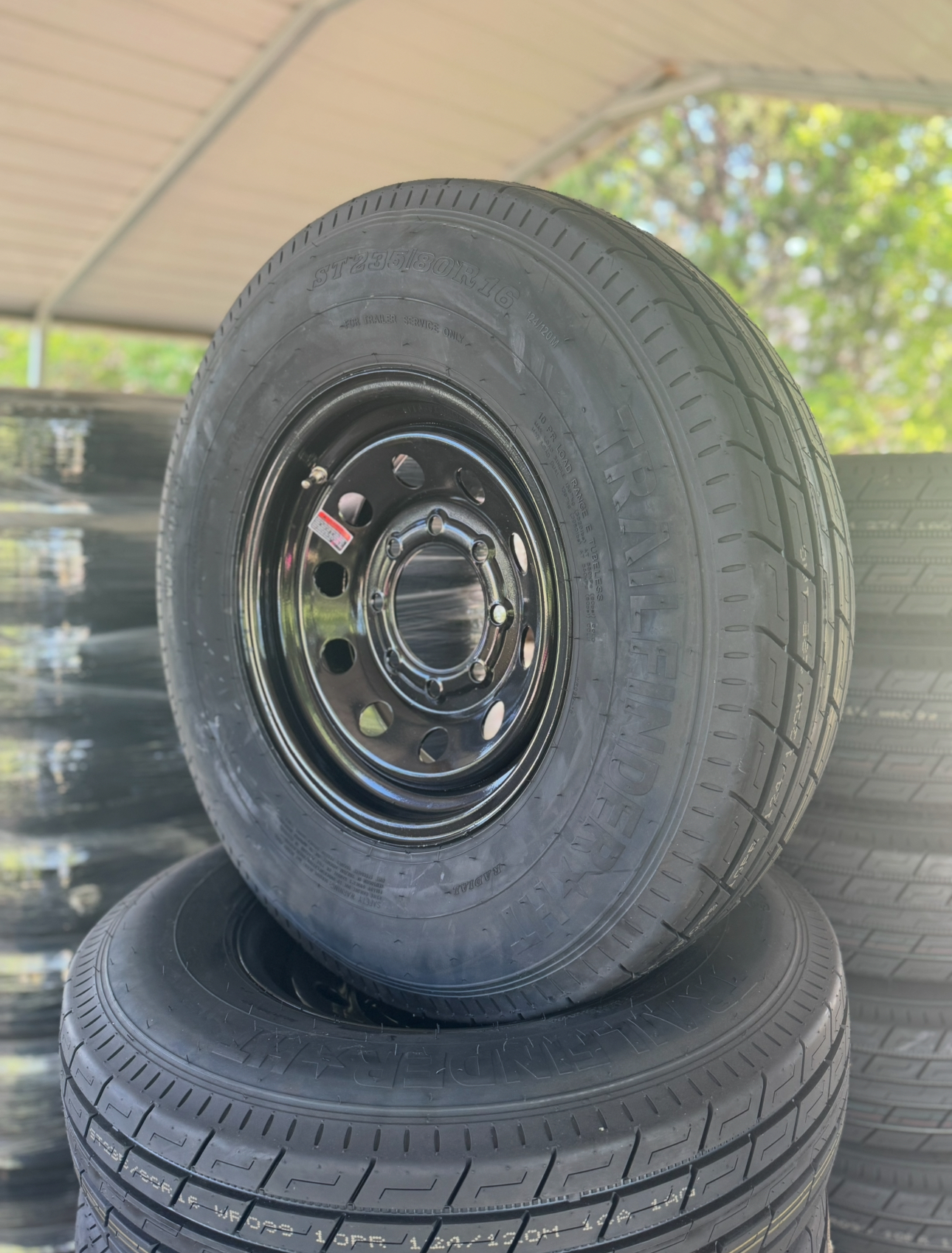 235 80 R16 10 ply tires on 8 lug wheels - Big Boss Trailers Newcastle ...